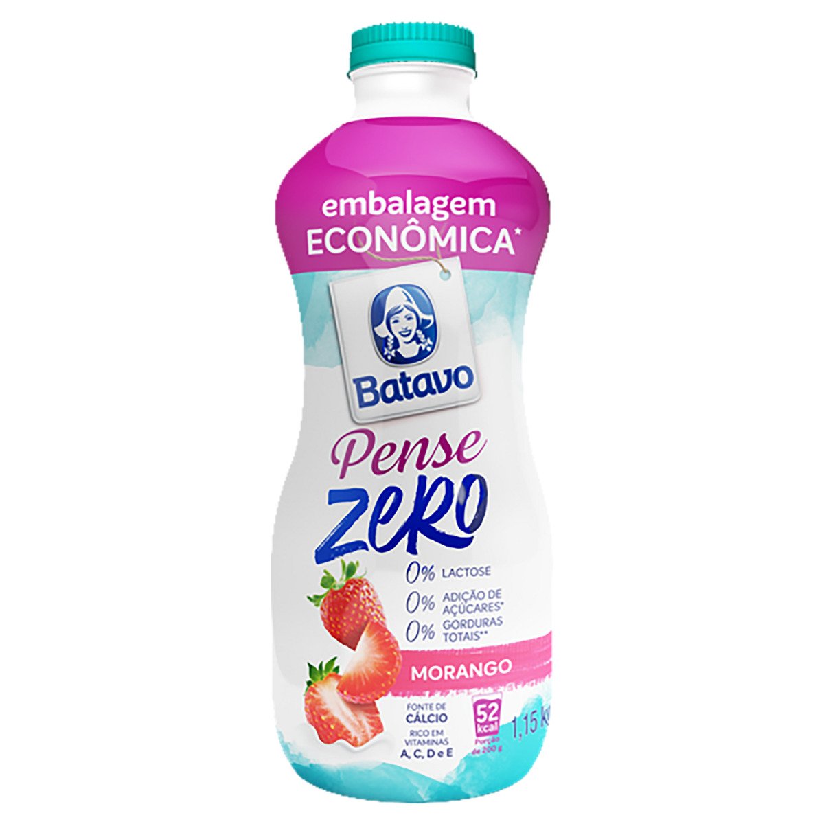 Iogurte Desnatado Batavo Pense Zero Zero Lactose Morango 1 150kg iogurte-desnatado-batavo-pense-zero-zero-lactose-morango-1-150kg